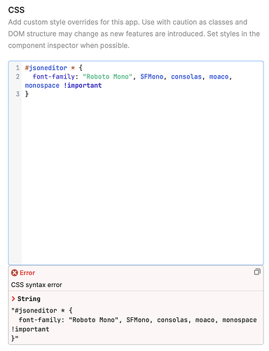 JSON Editor Cursor Position Is Wrong App Building Retool Forum