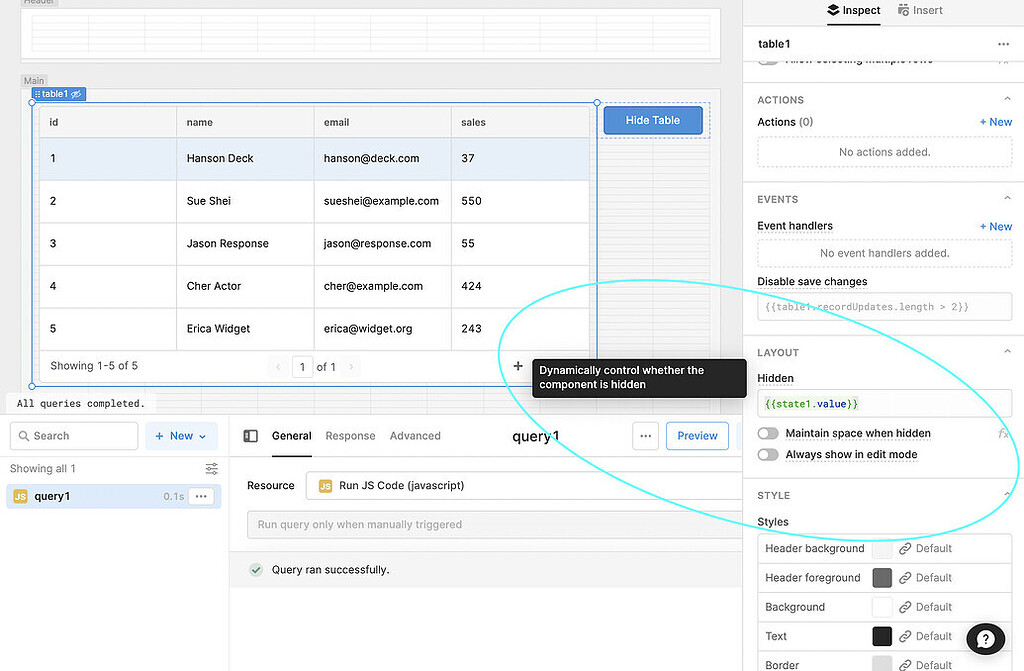 Cant Find Layout Section App Building Retool Forum