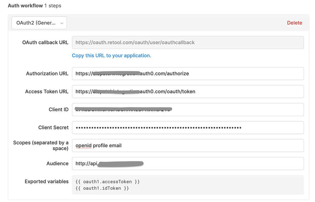 OAuth2 Authentication with Auth0 - 💬 Queries and Resources - Retool Forum
