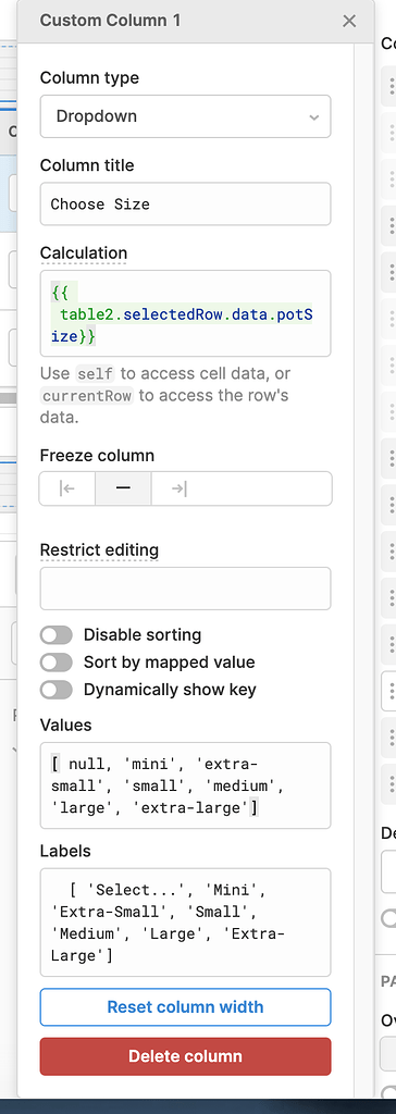 Event handlers on Custom Columns - 💬 App Building - Retool Forum