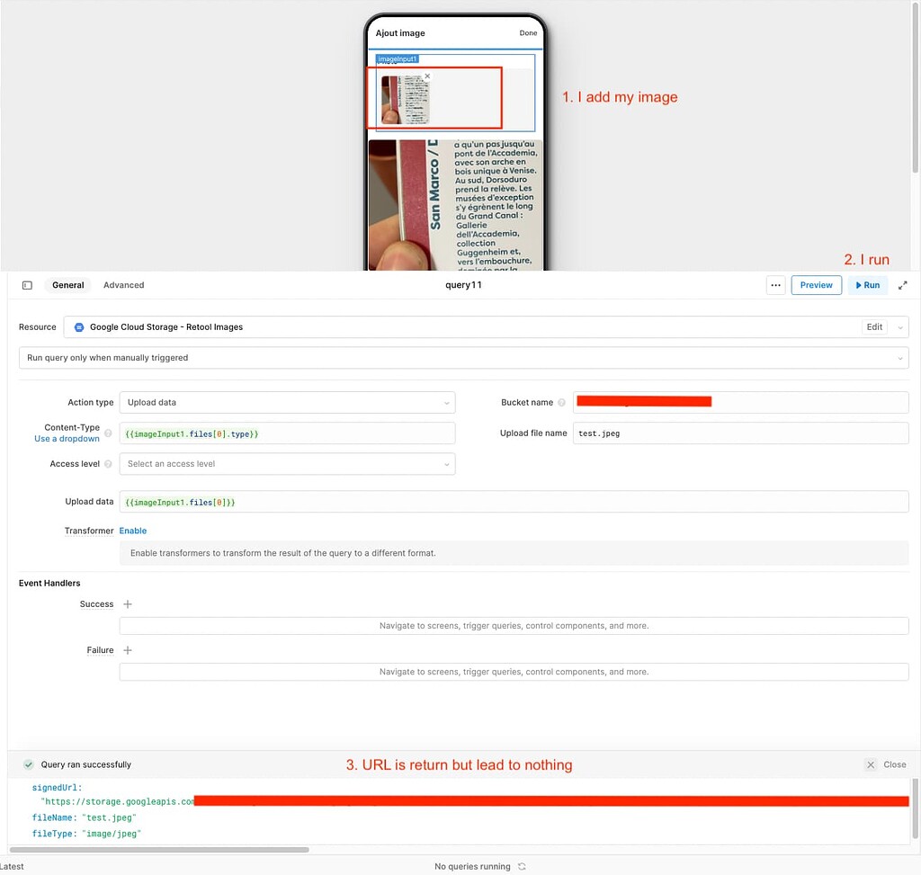 ImageIput save to Google Cloud Bucket - 💬 Queries and Resources - Retool Forum