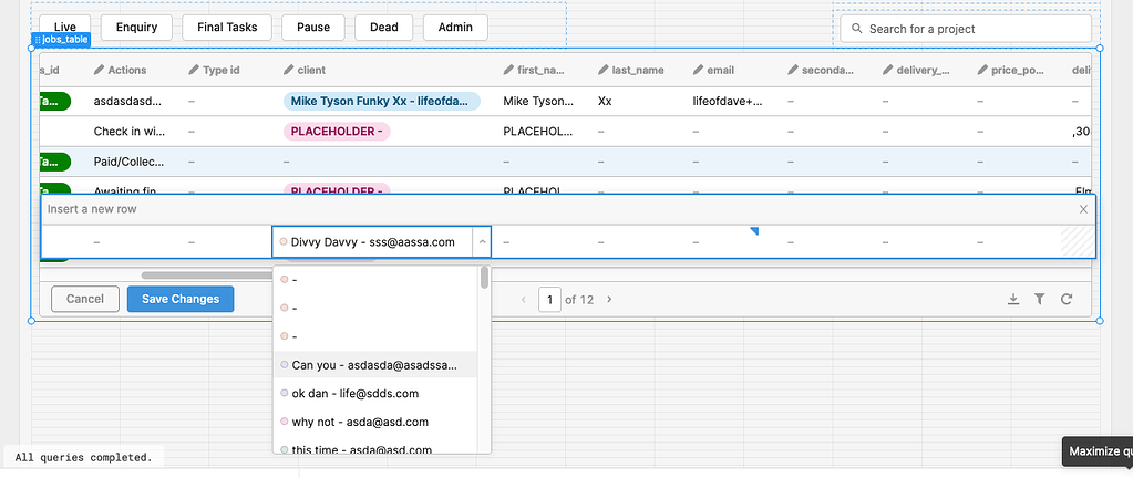 Is It Possible To Set Newrow Values Using Js Api App Building Retool Forum