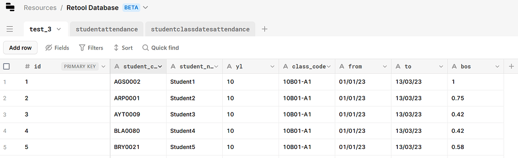 Error adding data to the Retool Database Beta - 💬 App Building - Retool Forum