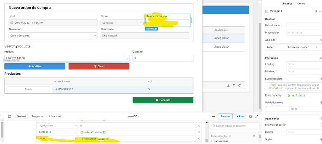 How to auto generate number with letter like PO001 if a value is empty? - 💬 App Building ...