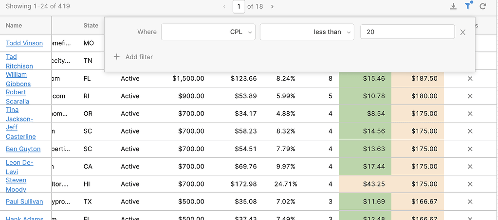 Issue related to filtering number/money type fields in tables - 💬 App ...
