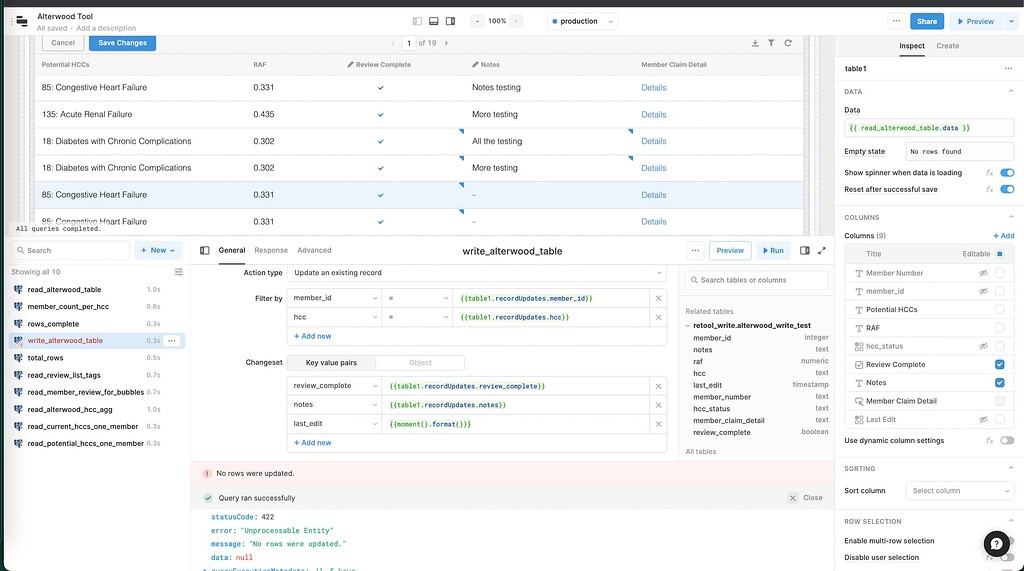 Updating Existing Records 💬 App Building Retool Forum