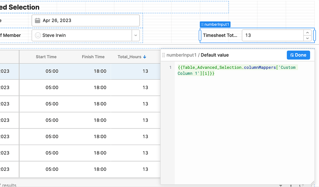 Sum Of Custom Columns Using Columnmapping App Building Retool Forum