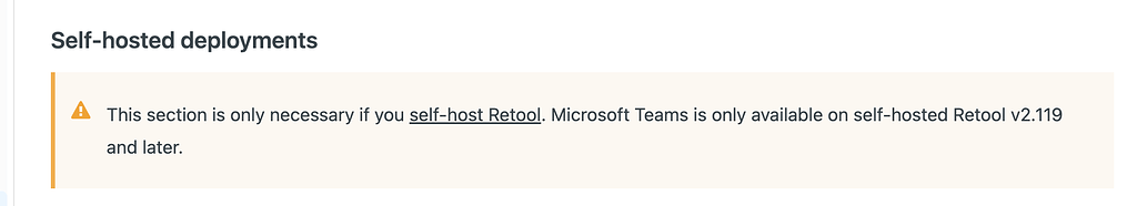 Microsoft Teams Missing from Resource List - 💬 Self Hosted Retool - Retool Forum