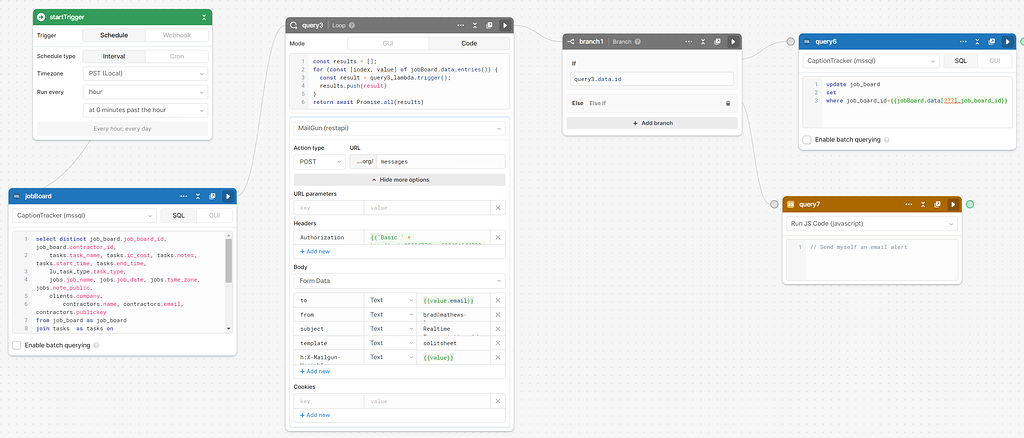 How To Do An Action Based On The Results Of Each Rest Call In A Loop Workflows Retool Forum