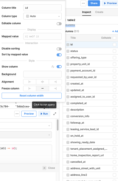 Populating Table With Json Array Shows Square Brackets 💬 Queries And Resources Retool Forum