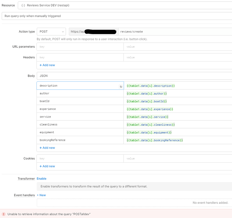 Firing An API Request For Each Row In A Table How Do I Retool Forum