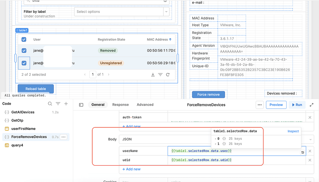 Multi Select Table Running Rest Api 💬 App Building Retool Forum