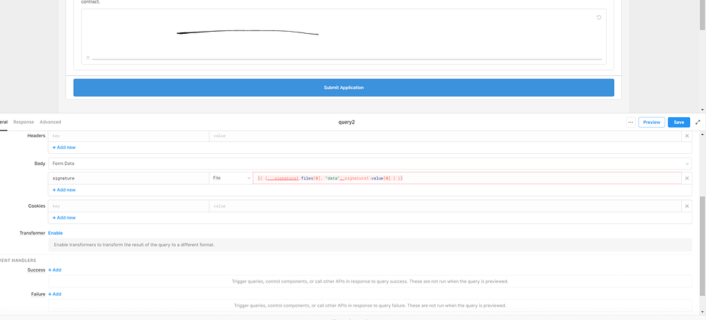 Posting Signature Via Restapi As Image Queries And Resources Retool Forum