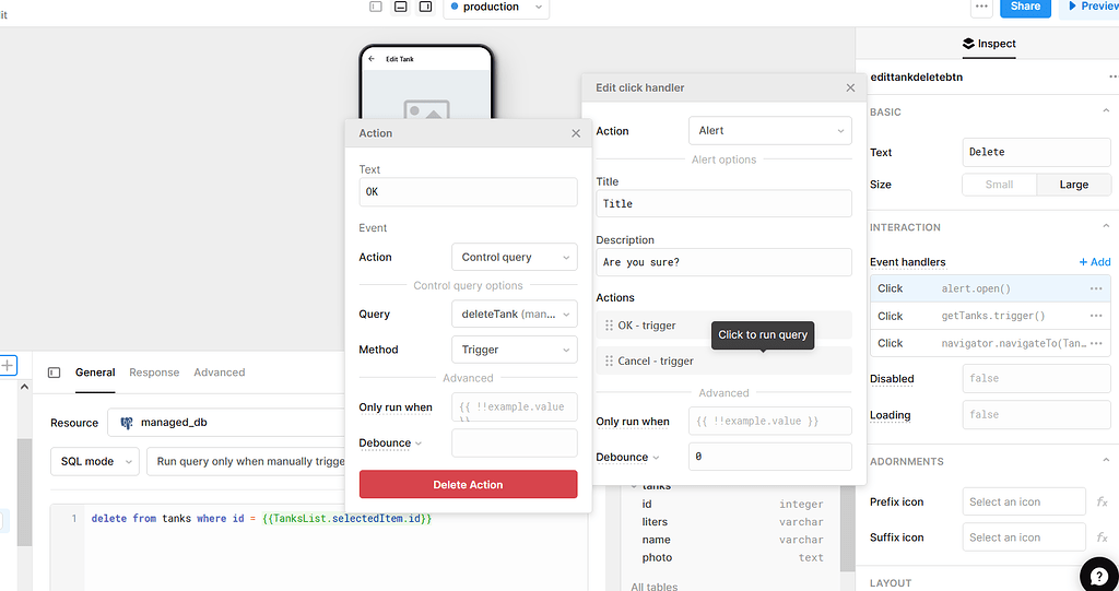 Button Action with Alert Trigger an Query Trigger Don't work well - 💬 ...