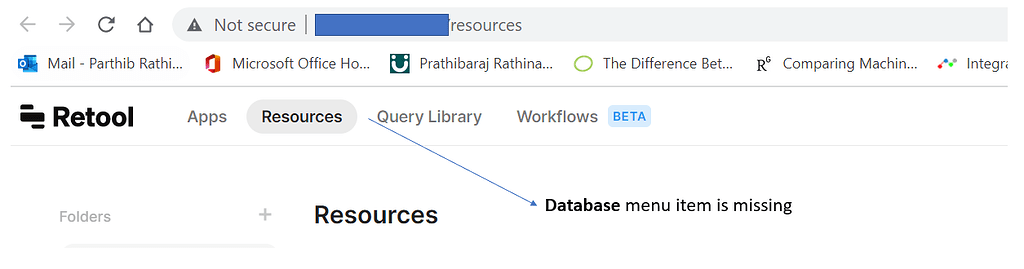 Unable To View Database Menu Item In Self Hosted Retool Instance Self Hosted Retool Retool Forum