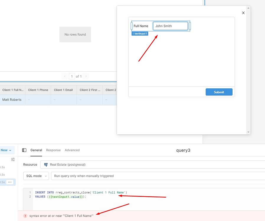 Is There A Way To Insert A Value Into A Concatenated Row 💬 Queries And Resources Retool Forum