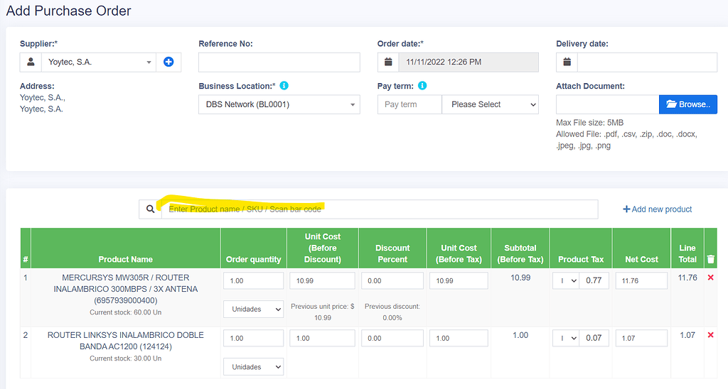 How to create a form for purchase order? - 💬 App Building - Retool Forum