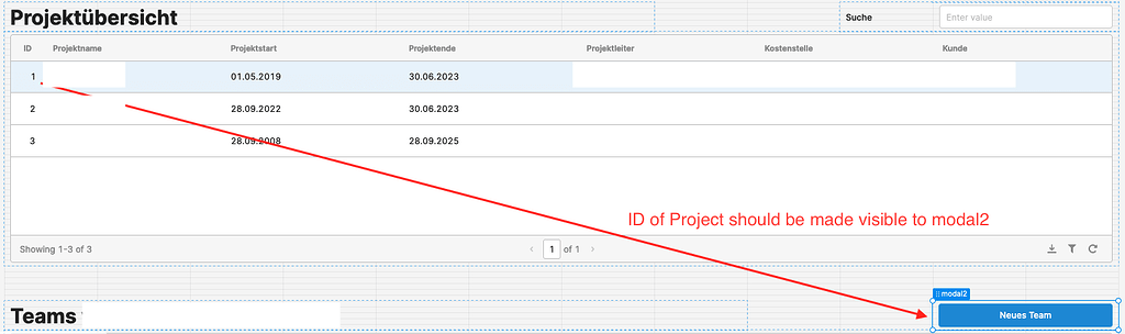 [Modal] How to transfer an id to another module - 💬 Queries and Resources - Retool Forum