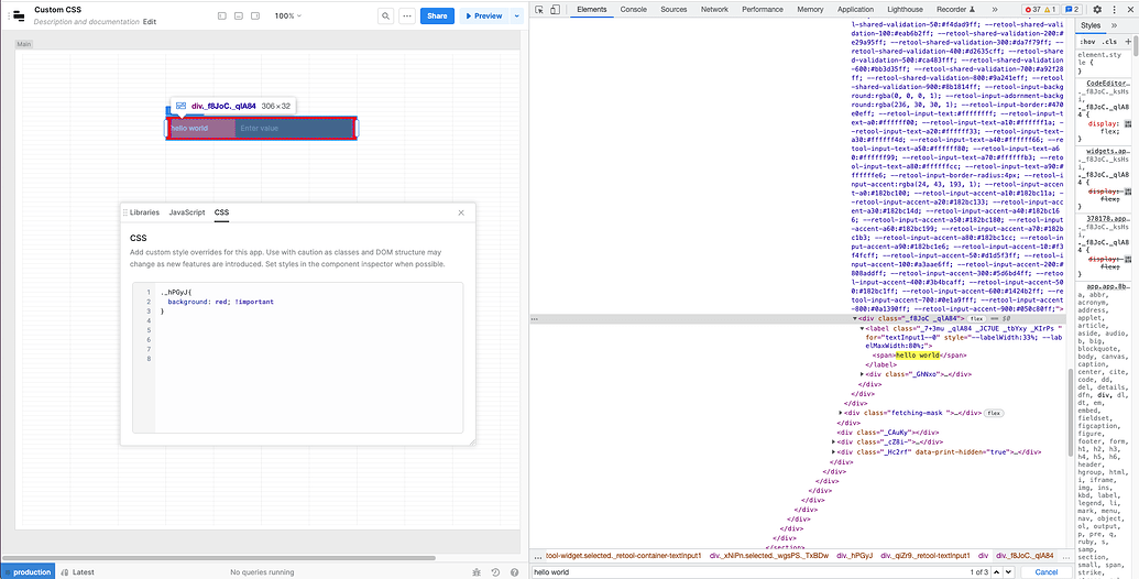 How to use Custom CSS in Retool Apps - 🧑‍💻 Retool Tips & Tricks - Retool Forum