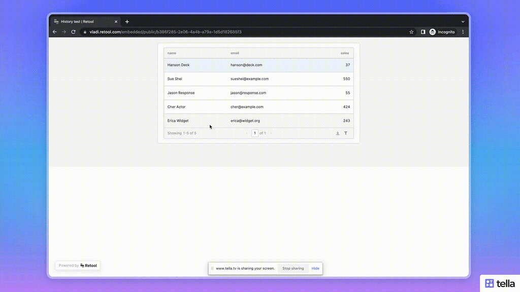 Use the browser buttons to navigate inside your app - 🤝 Community Show ...
