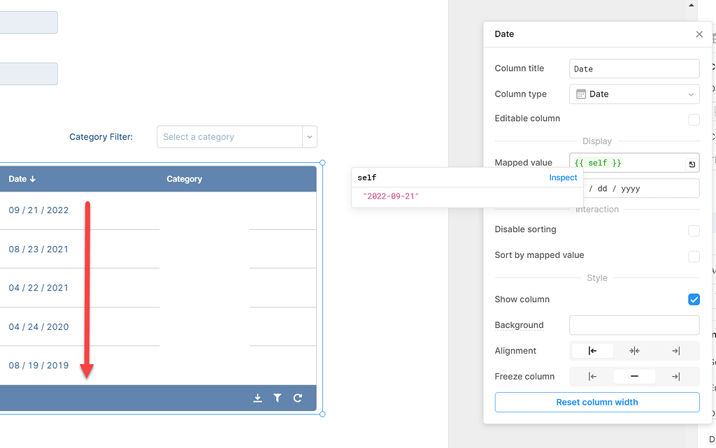 Date sorting doesn't work - 💬 App Building - Retool Forum