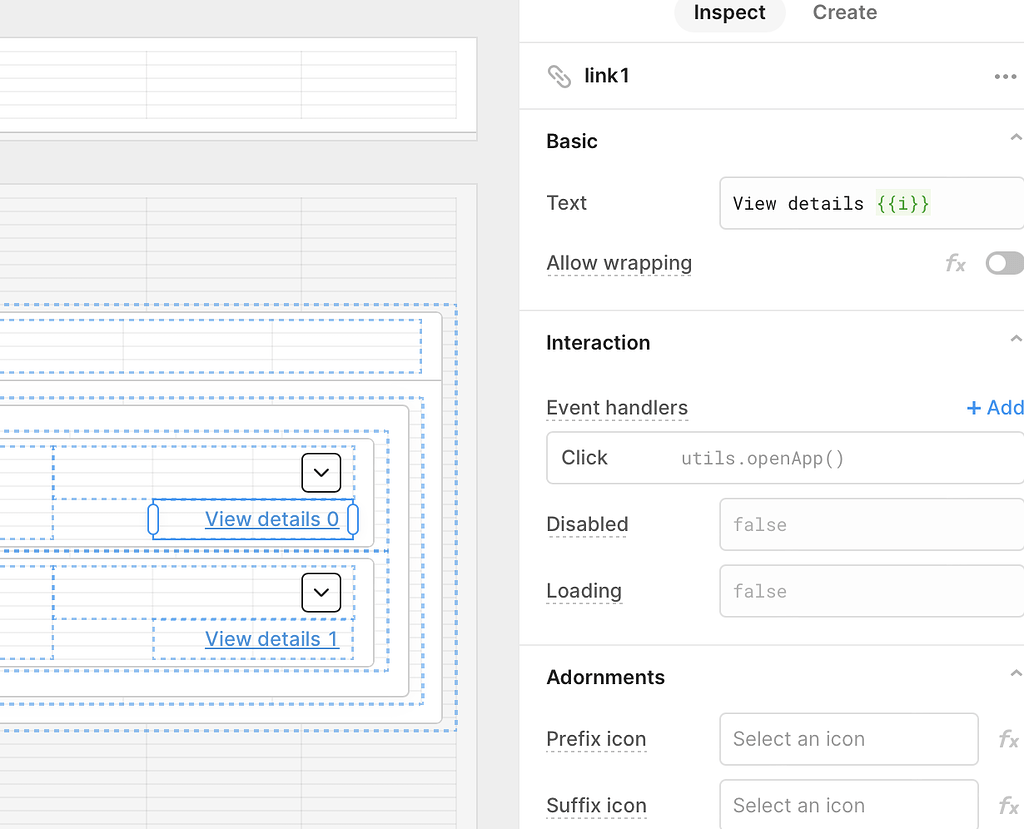 Magic i variable for ListView not available within Link event handler - 💬 App Building - Retool ...