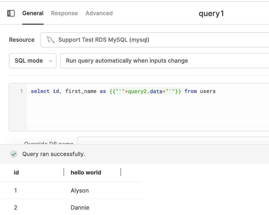Variables As Column Names 💬 Queries And Resources Retool Forum 