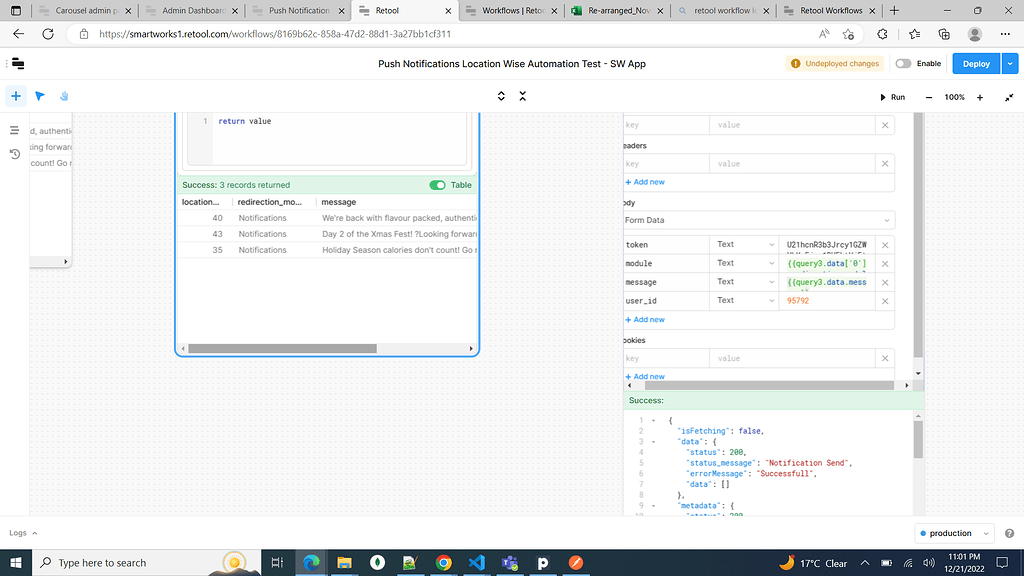 How To Loop Through Query And Set Values One By One 💬 Workflows Retool Forum