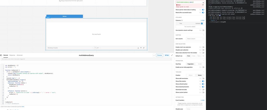 Data Returns Null From Js Query Even Though Console Prints Correct Variable 馃挰 Queries And