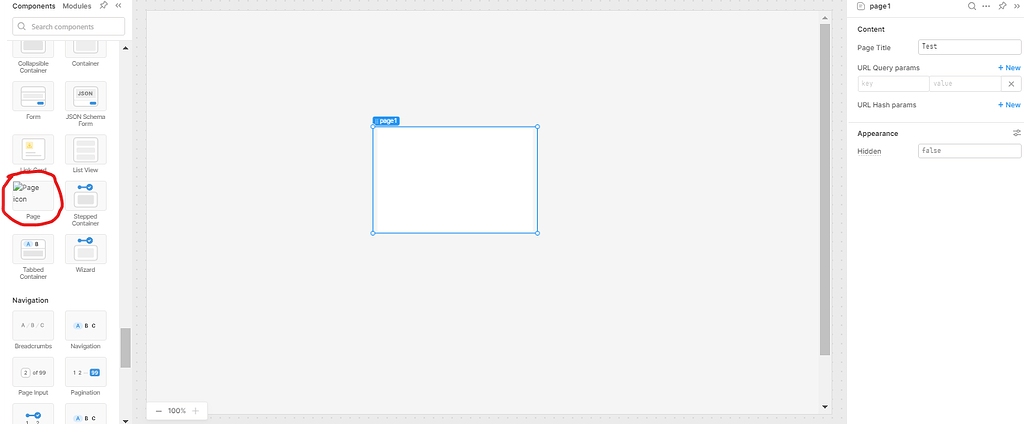 Page Component 💬 App Building Retool Forum 