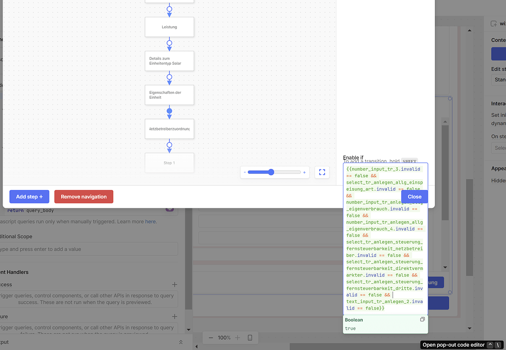 Enable If Input Field In Wizard Component Not Displayed Correctly App Building Retool Forum