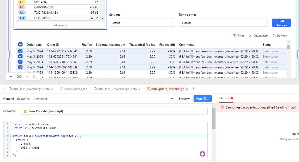 Bulk Update Table Records 💬 Queries And Resources Retool Forum
