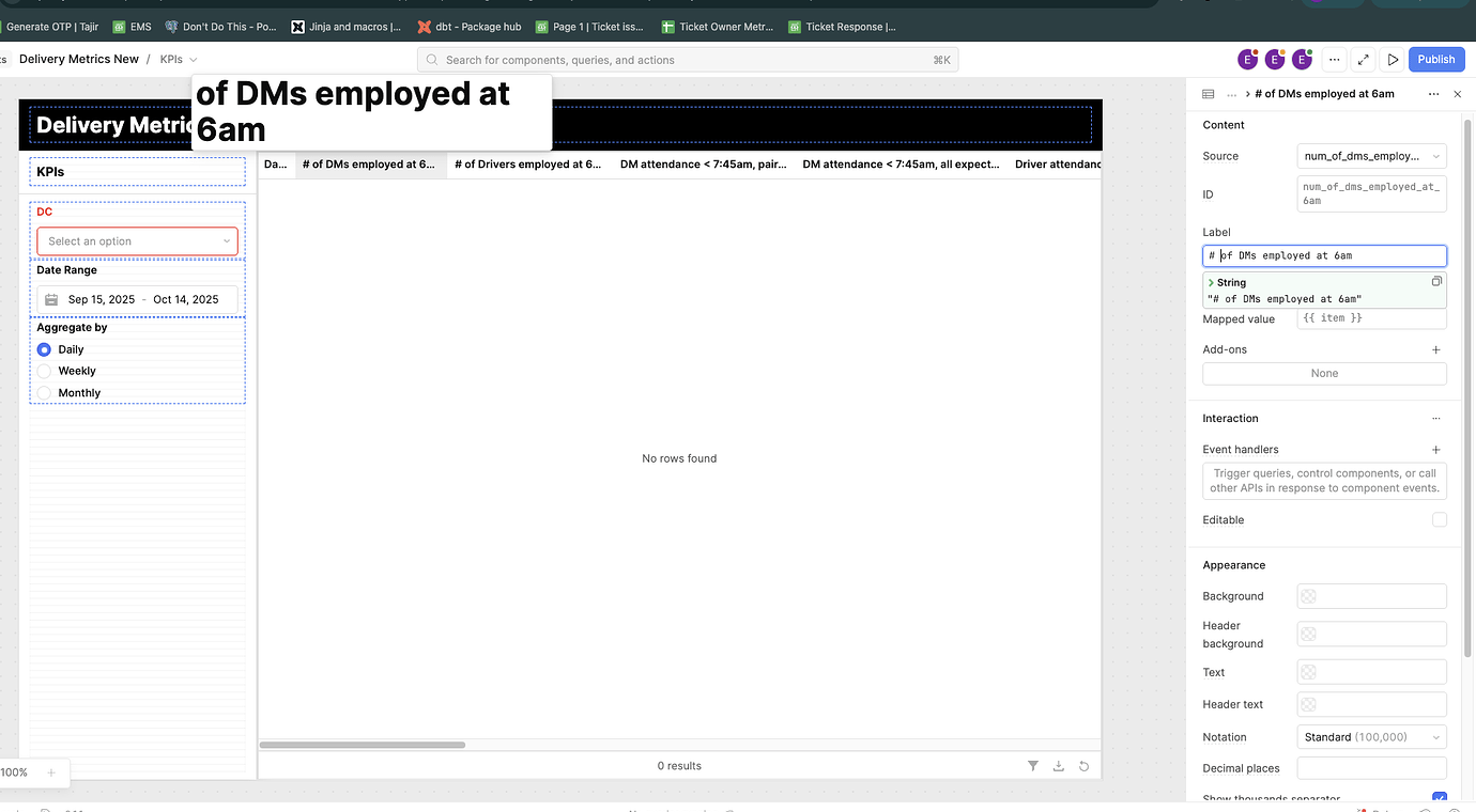 Default column tool tip - 💬 App Building - Retool Forum