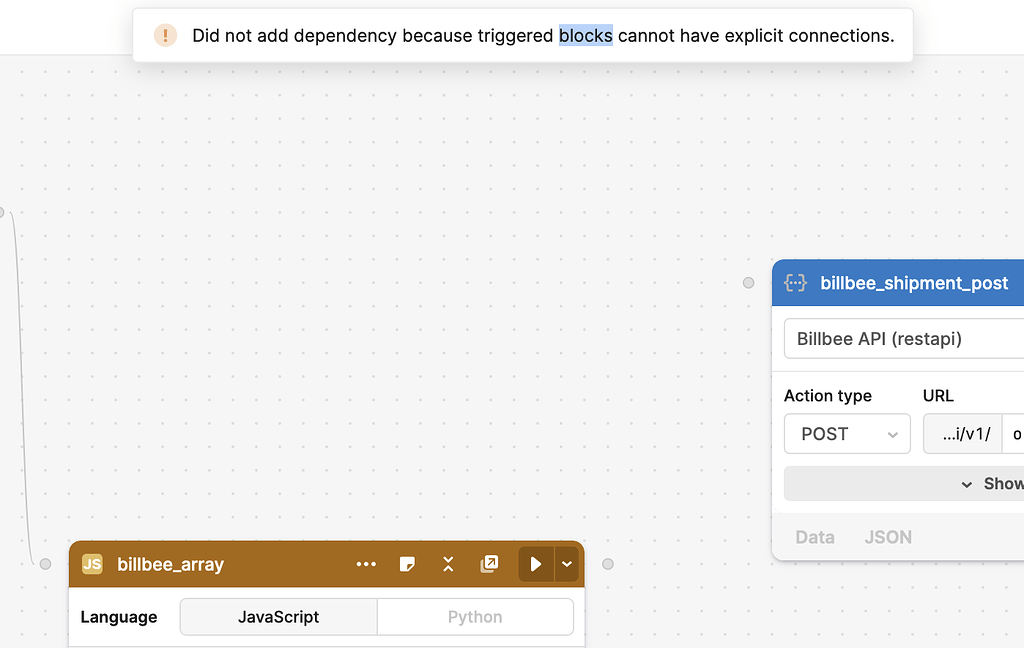 Javascript Cannot Connect That Triggers An Api 💬 Workflows Retool Forum