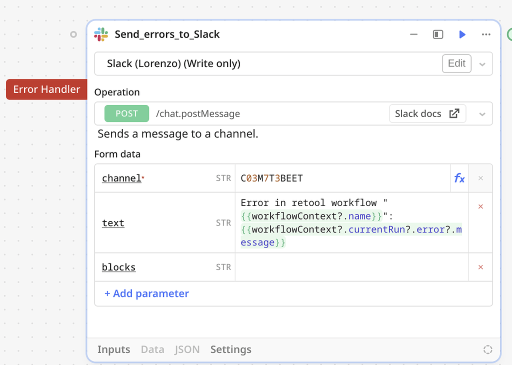Can I reuse a global error handler in multiple workflows? - 💬 Workflows - Retool Forum