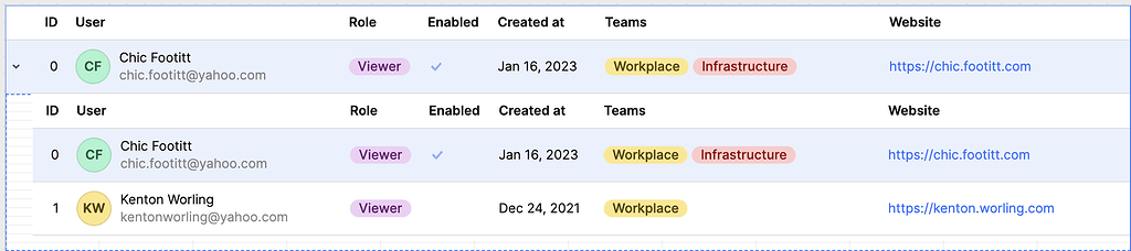 How to Synchronize Column Widths Between Main Table and Nested Table in ...
