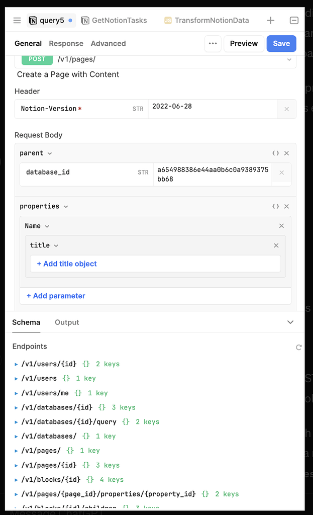 Trying To Do A Post From Retool To Notion Queries And Resources Retool Forum