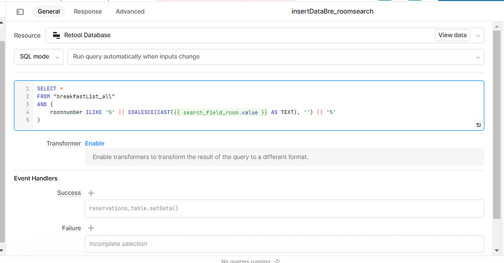 Query doesn't run automatically when input changes (number search field) - 💬 App Building ...