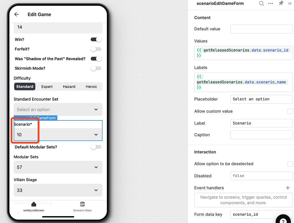 Value IDs showing instead of labels in a form dropdown using initial data - 💬 App Building ...