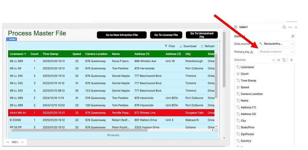 Getting Row Focus on a Table - 💬 App Building - Retool Forum