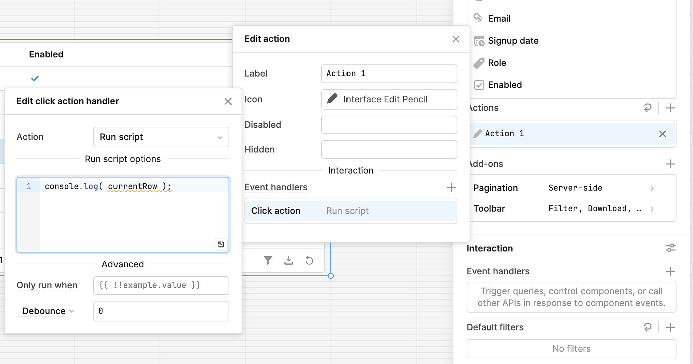 Currentrow And Currentsourcerow In Table Actions 💬 App Building Retool Forum