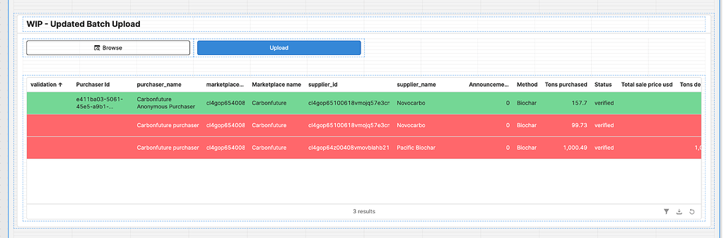 Update CSV prior to batch Upload - 💬 App Building - Retool Forum