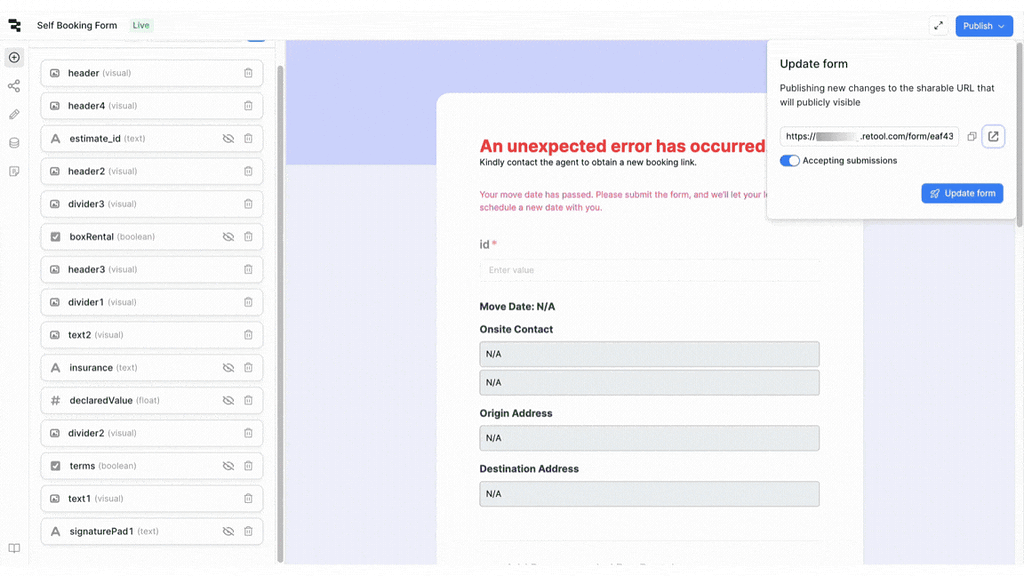 Retool Form public link redirecting to login - 💬 App Building - Retool Forum