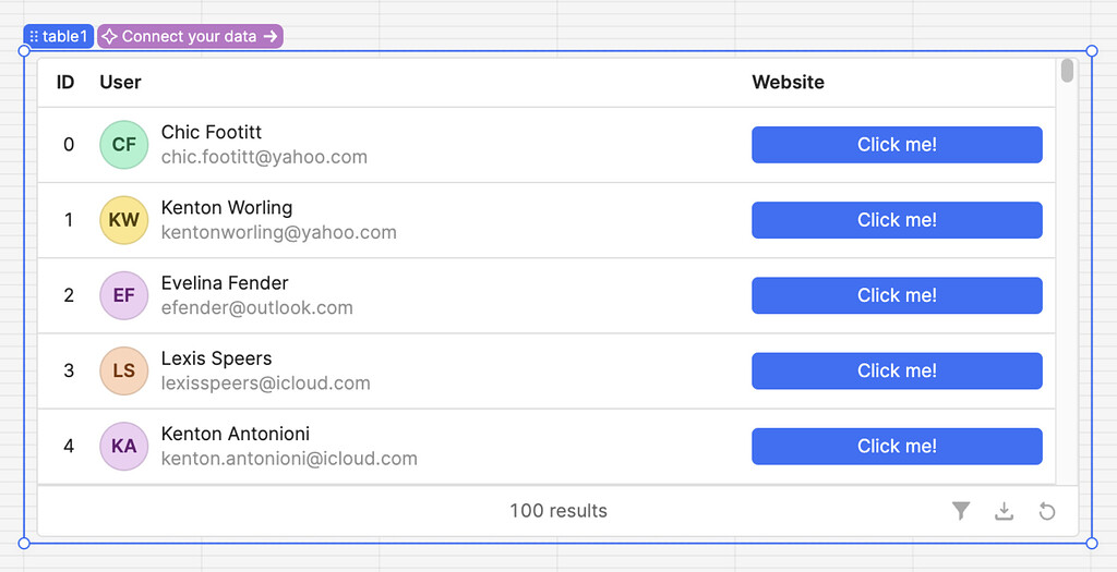 New: Button column type on Table - now available on Cloud and Self ...