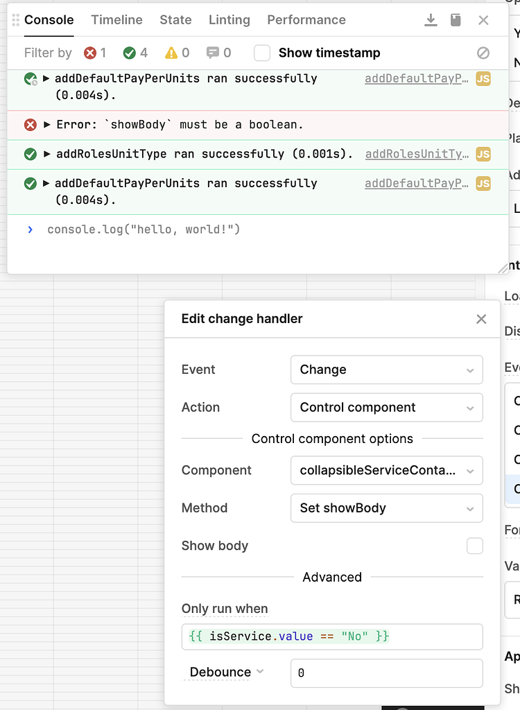 Turning showBody in collapsible container false not working in modules - 💬 App Building - Retool ...