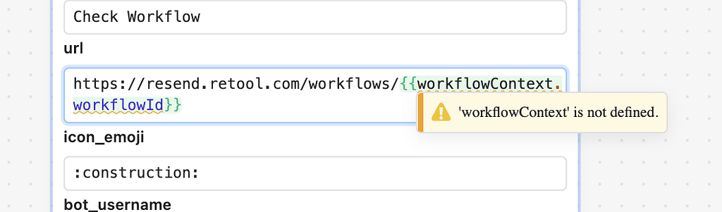 Workflow variables showing as not defined - 💬 Workflows - Retool Forum