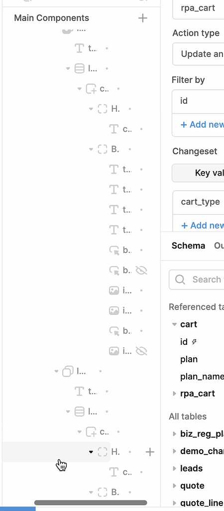 Is There Any Way To Search The Component Tree Or Any Way To Go Directly To A Component By Name