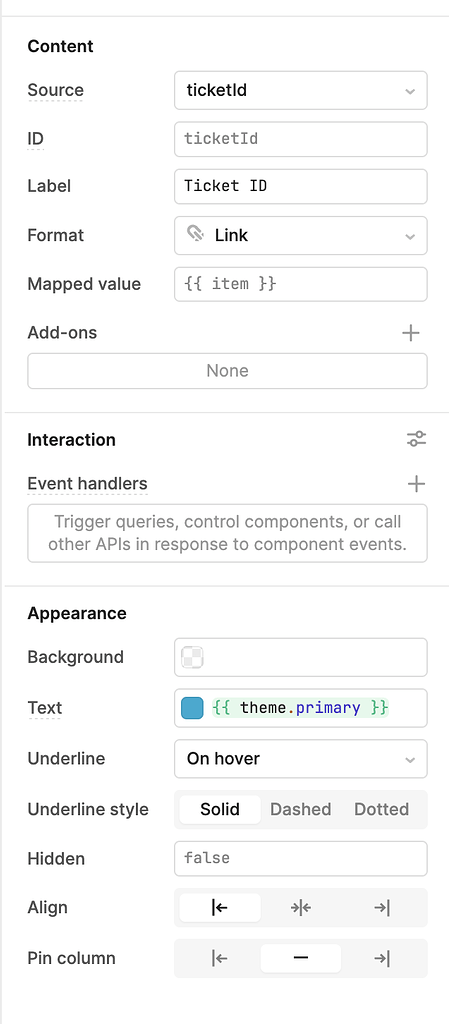 Link Text Color Cannot Set To Different Color Within A Table Link 💬 App Building Retool Forum