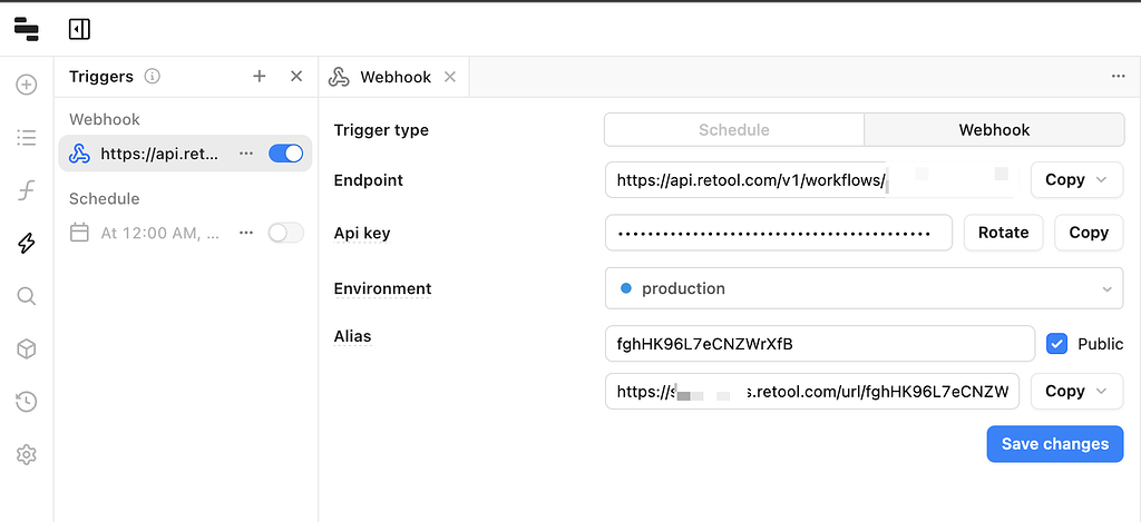 Using Alias And Public Settings For Webhook Workflows Retool Forum