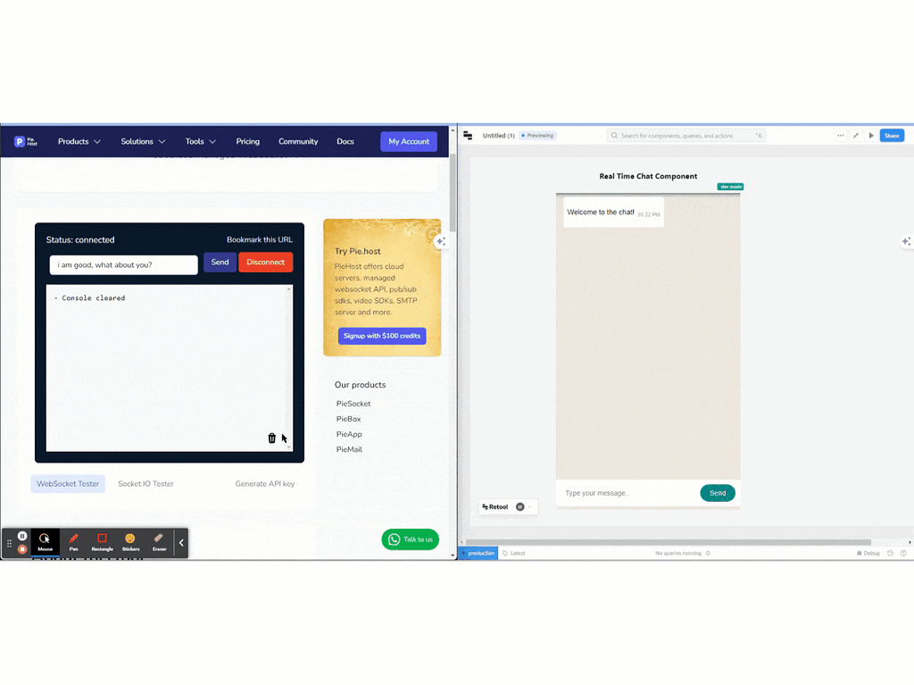 Building A Custom Real Time Chat Component With Websocket Using Own